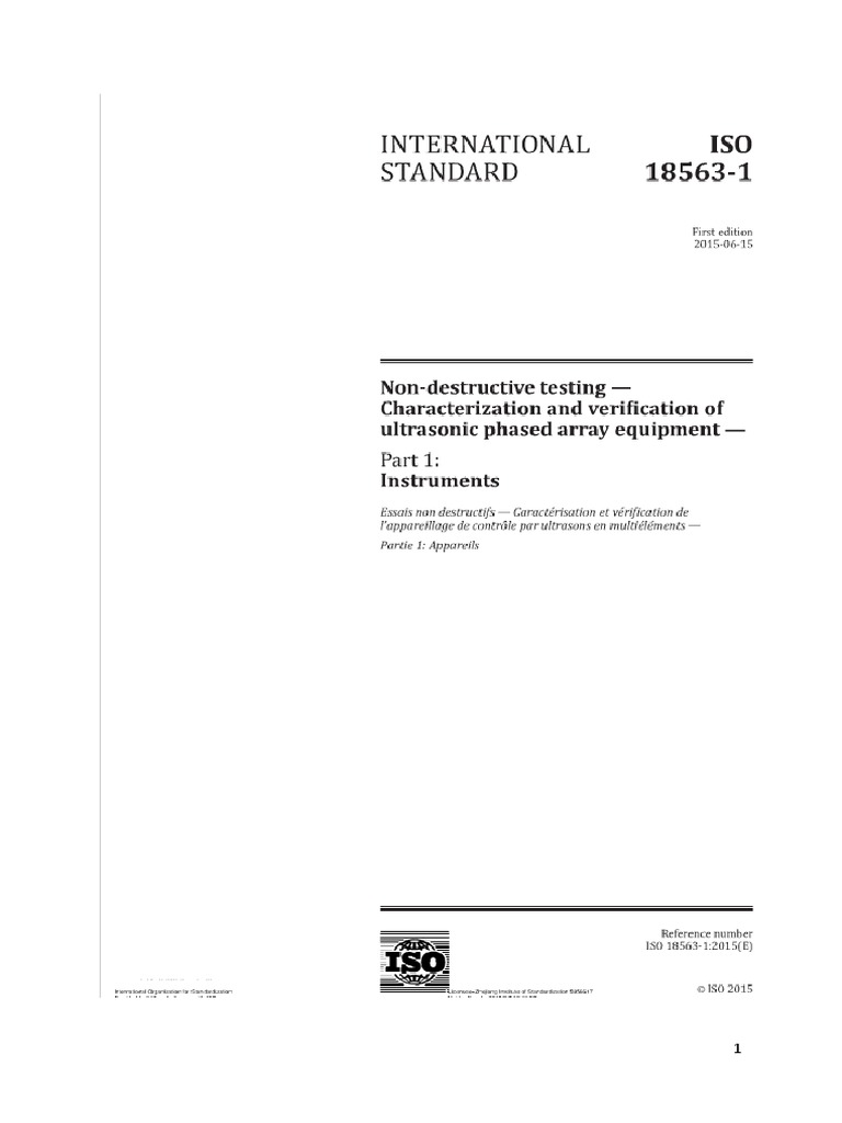 Iso 18563-1-2015 | PDF