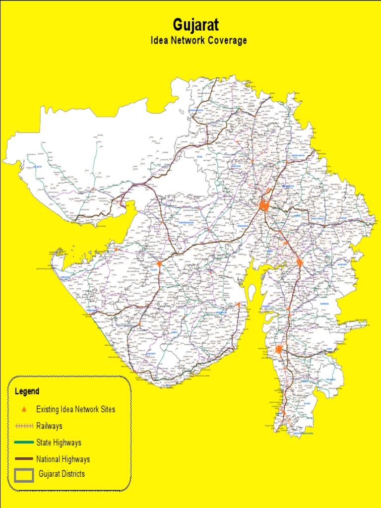 Idea Network Coverage: Gujarat | PDF