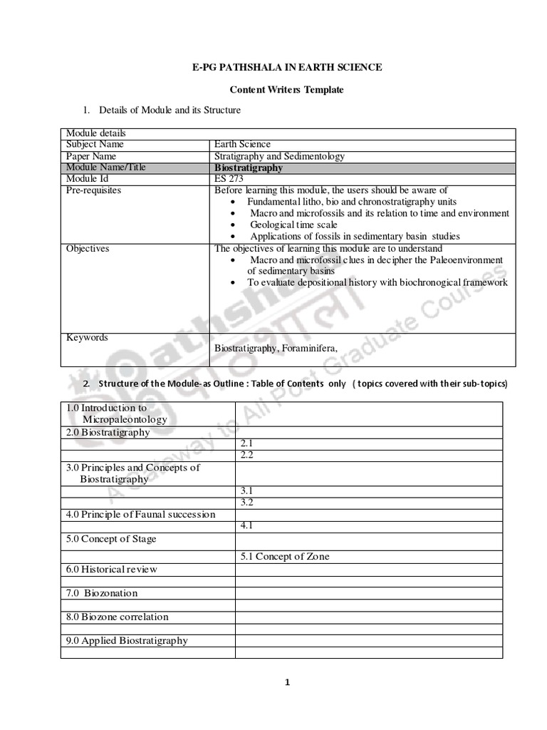 BiostratigraphyANReddy Pathashala | PDF | Stratigraphy | Earth Sciences
