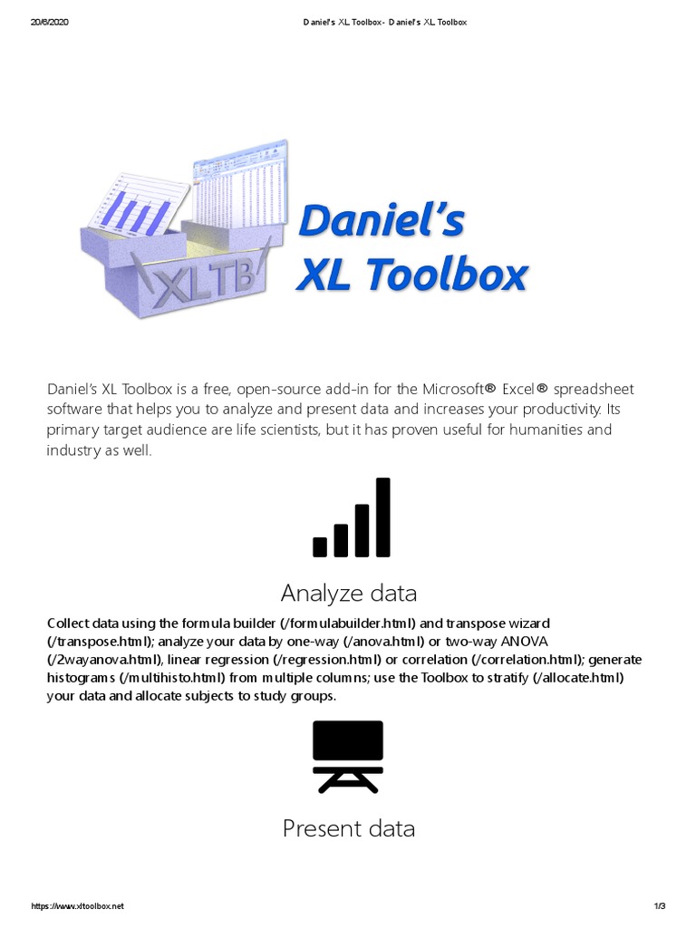 Daniel's XL Toolbox - Daniel's XL Toolbox | PDF | Microsoft Excel ...