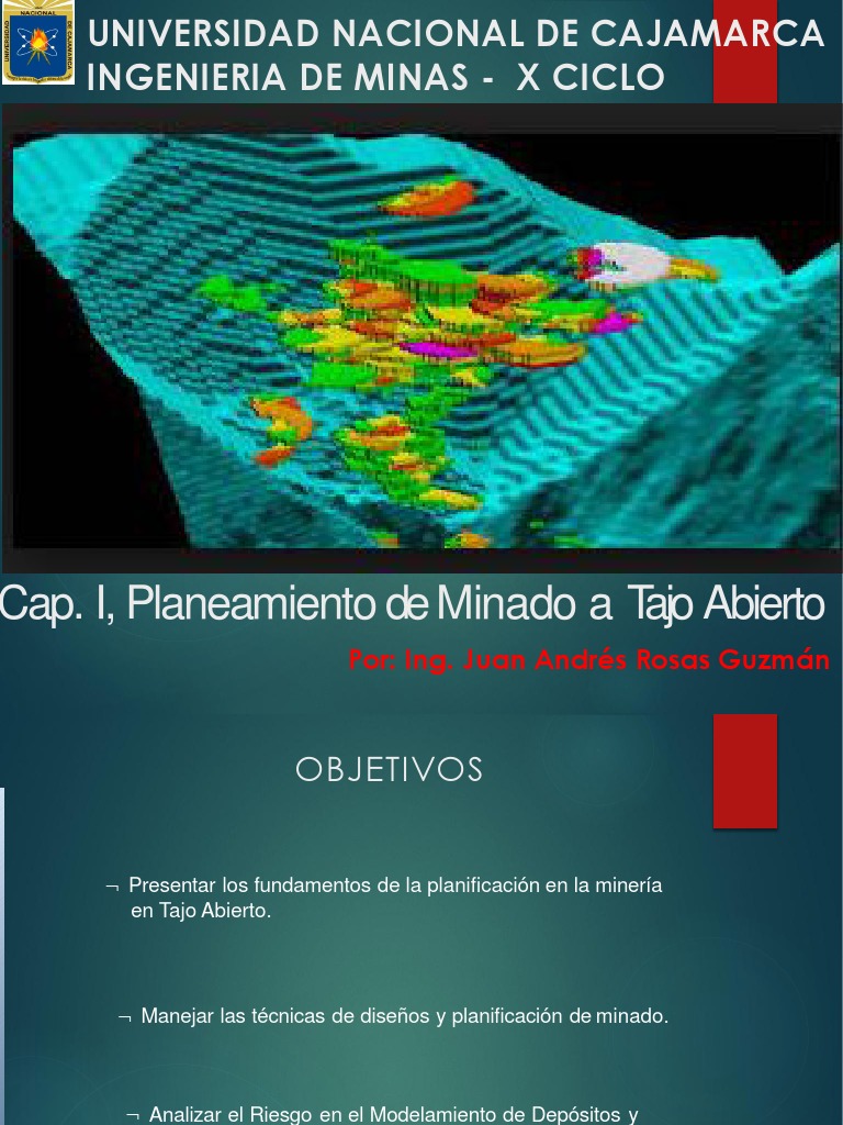 Cap.1, M Planeamiento de Minado Tajo Abierto | PDF | Programación ...