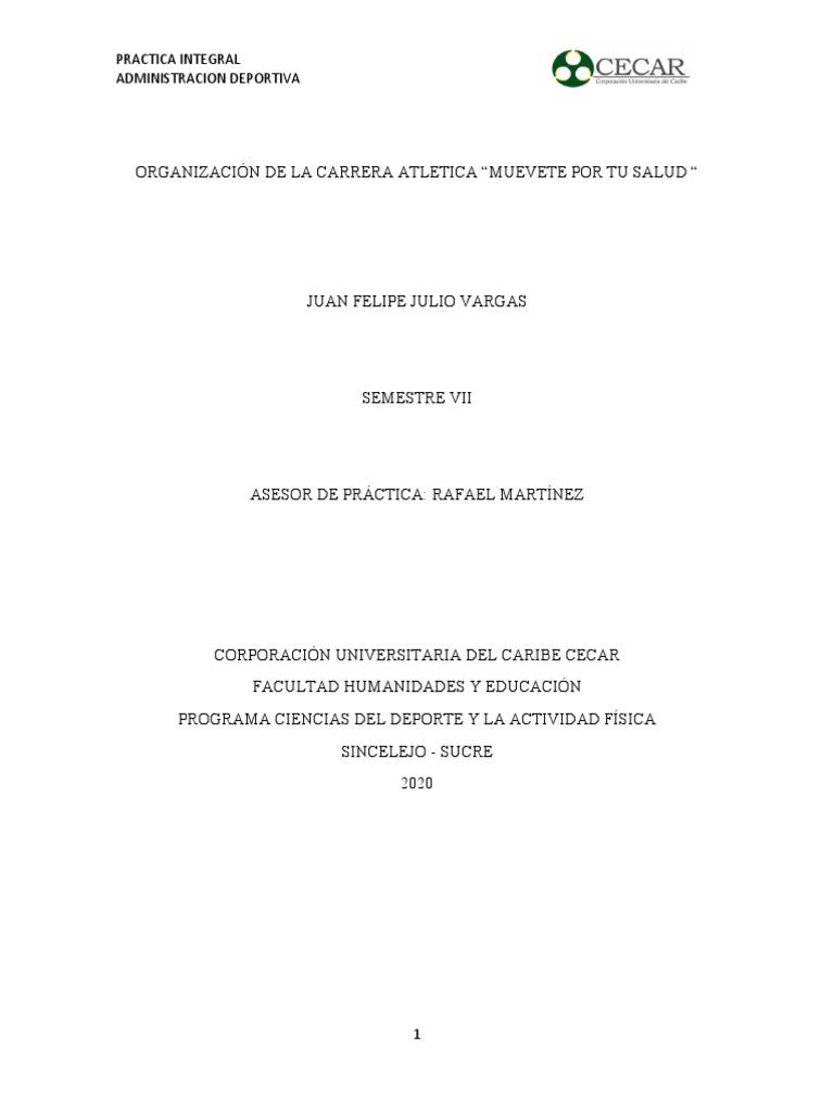 Practica Integral de Administracion Deportiva | PDF | Análisis FODA ...