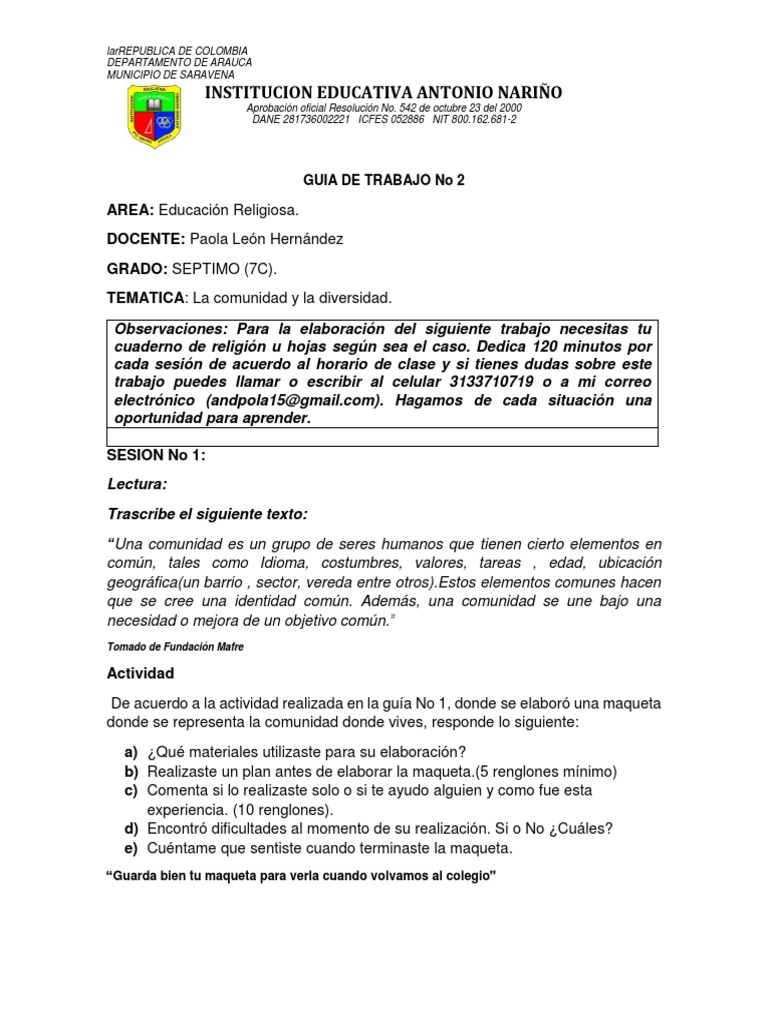 7c Religion No 2 | PDF | Creatividad