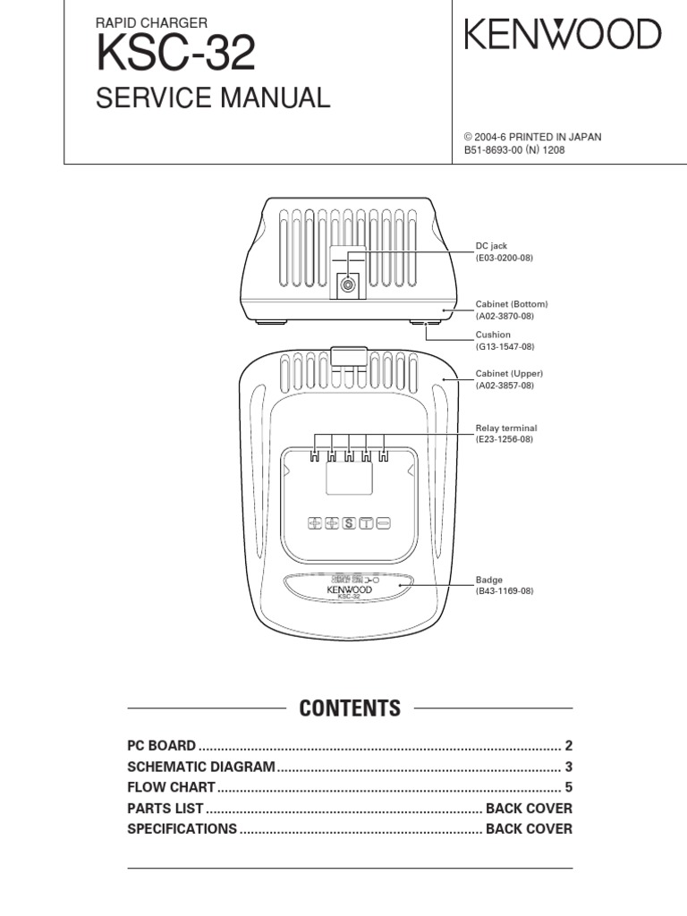 KSC-32 Service Manual | PDF