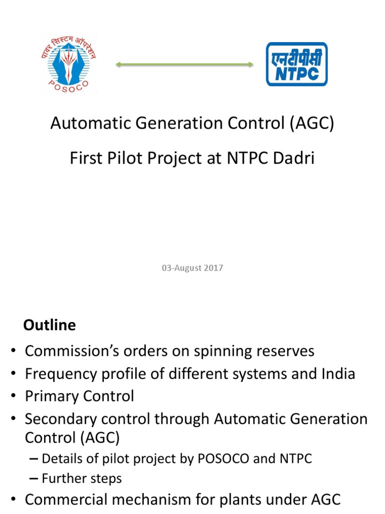 Session 3 Power System Operation Corporation Limited POSOCO Experience ...