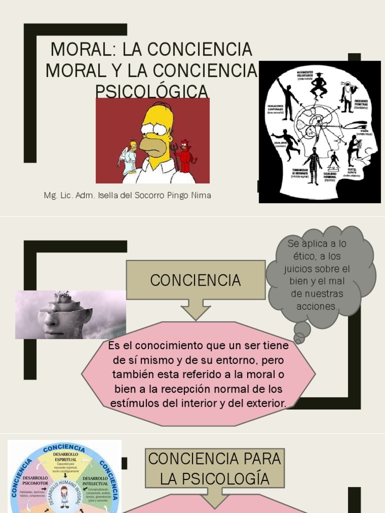 Sesión #03 La Conciencia Moral y Psicológica | Download grátis PDF | Moralidad | Conciencia