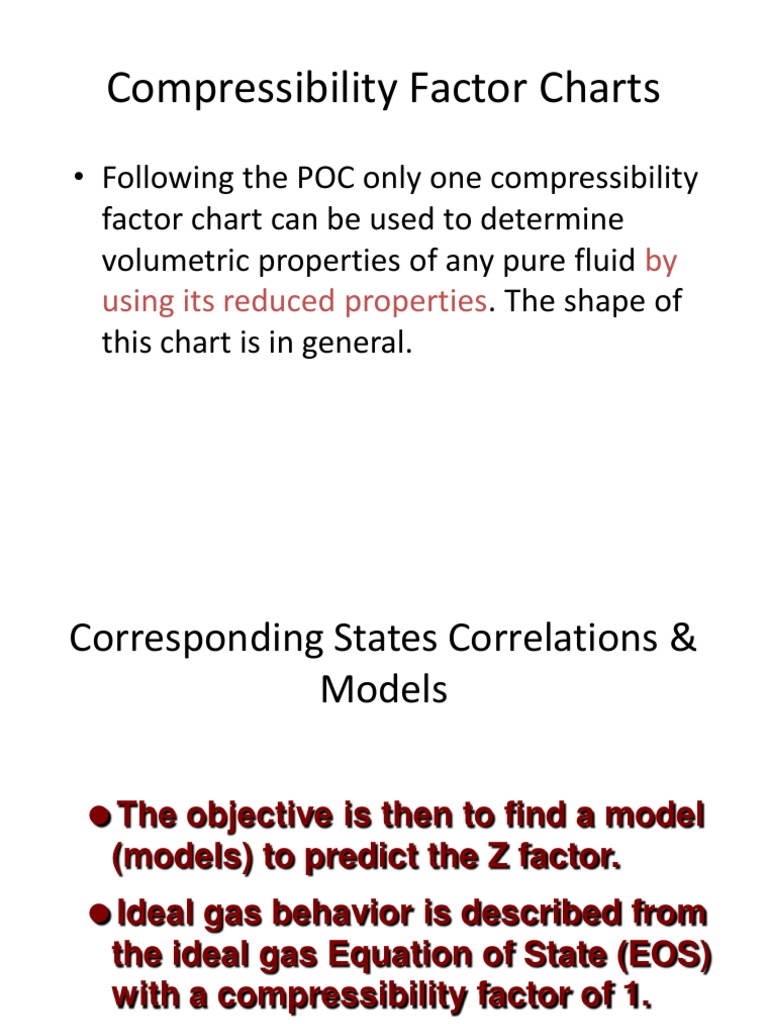 Compressibility Factor Charts | PDF