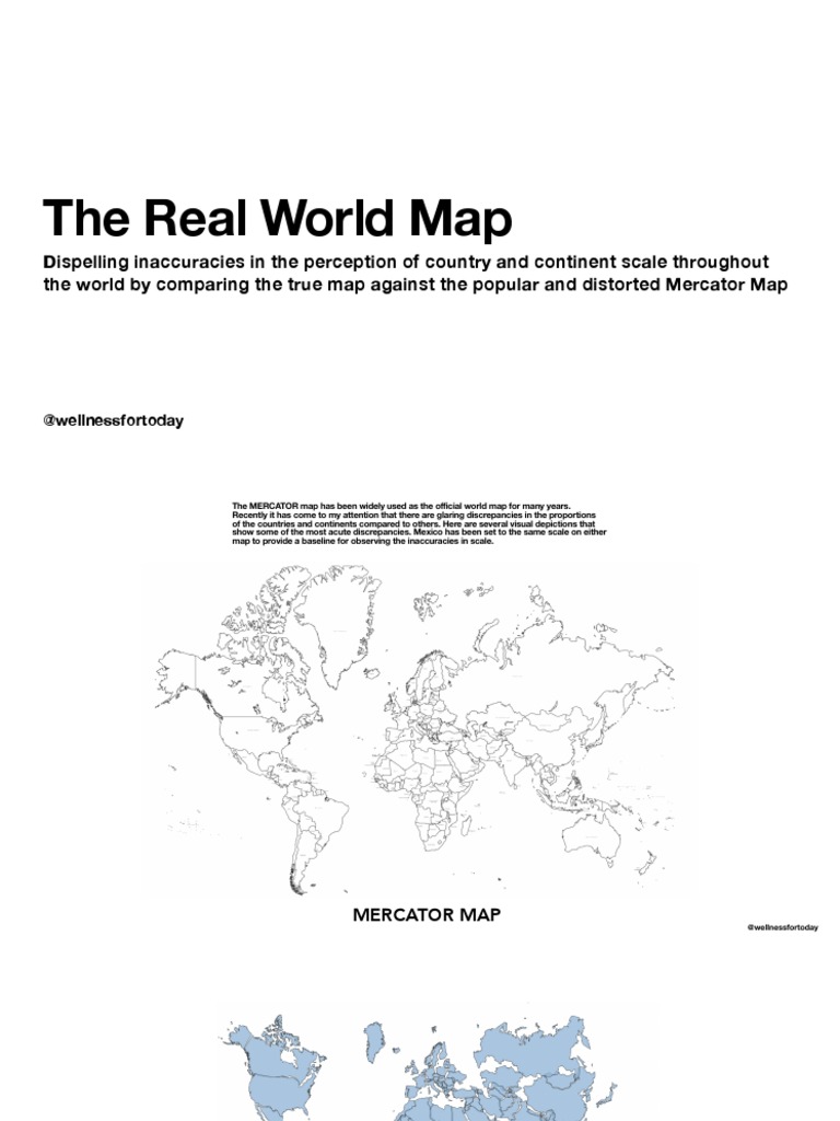 The Real World Map | PDF | Map | Infographics