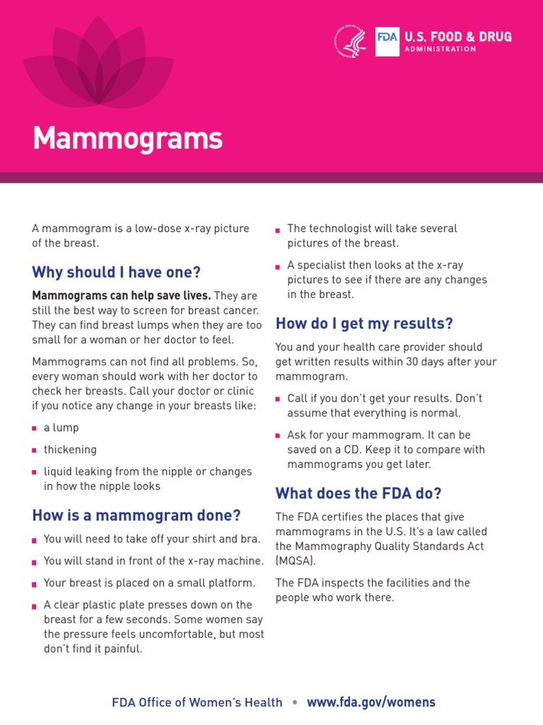 Mammograms | PDF | Mammography | Breast Cancer