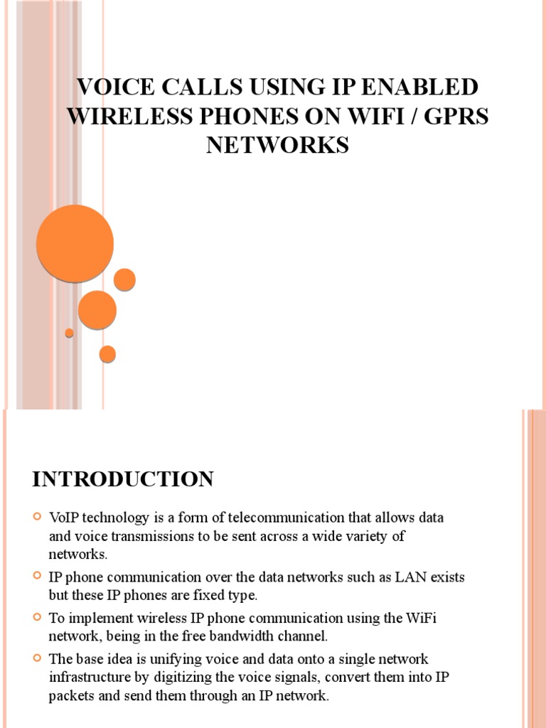 IP Phone Communication Over WiFi | PDF | Computer Network | Wi Fi