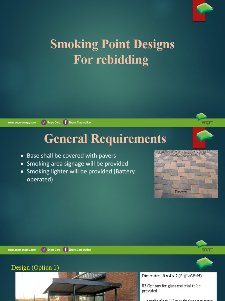 Smoking Point Designs For Rebidding: Engrocorp Engro - Corporation ...