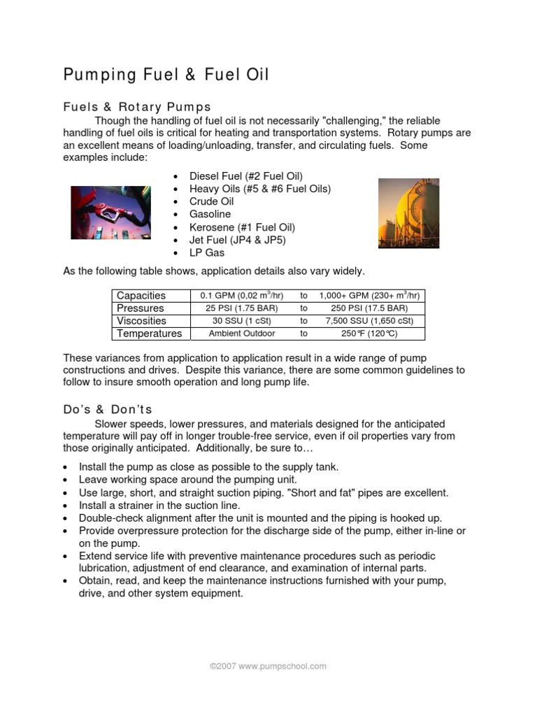 Fuel - Oil - Unloading Dos & Donts | PDF | Technology & Engineering