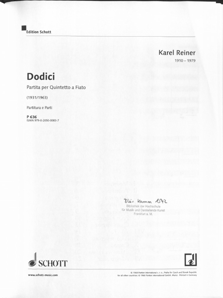 Dodici Karel Reiner | PDF