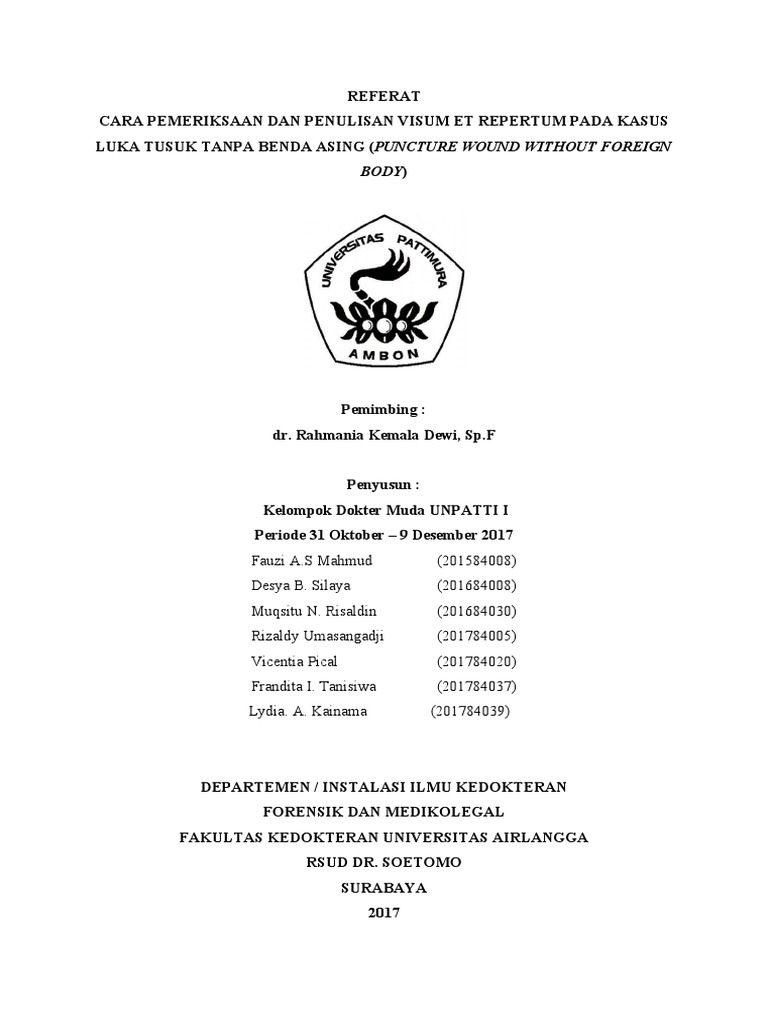 Referat Forensik | PDF