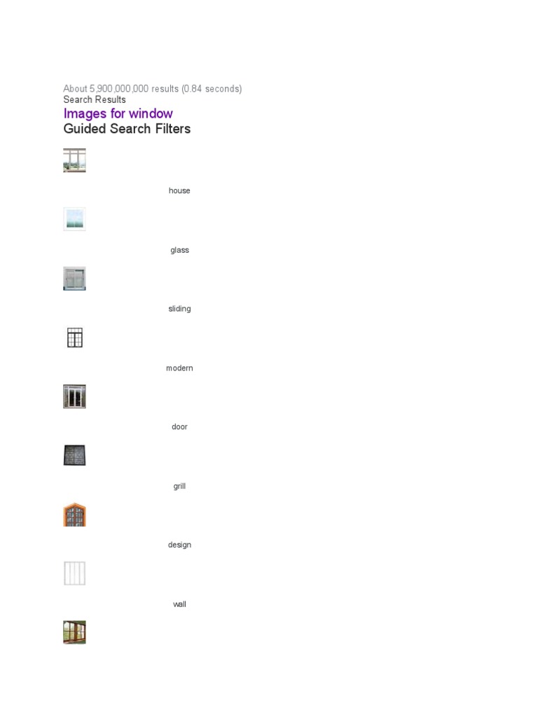 Images For Window: Guided Search Filters | PDF | Window | Glass ...
