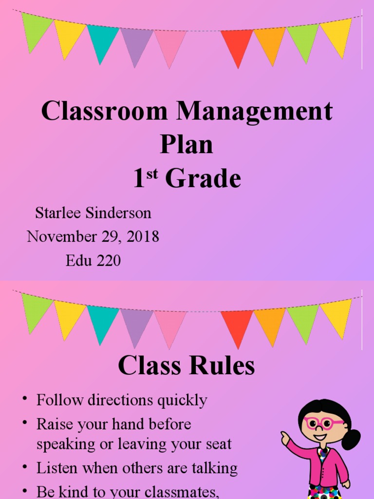 Classroom Management Plan | PDF