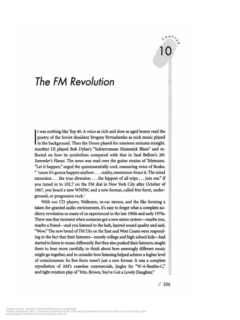The Impact of Radio on American Culture: An Analysis of Susan J ...