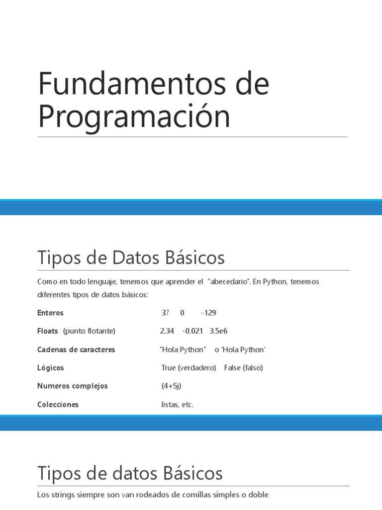 Unidad 2 - Variables y Tipos de Datos | PDF | Tipo de datos | Cadena ...