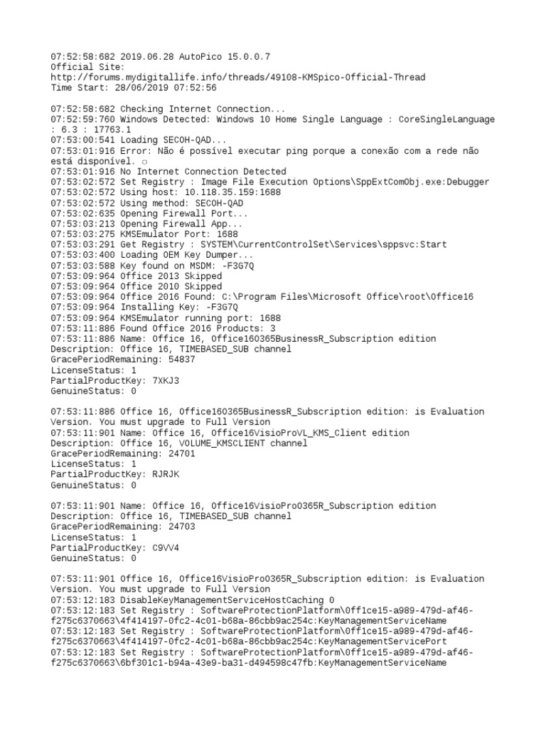 Auto Pico 2121 | PDF | Windows Registry | Microsoft Office 2010