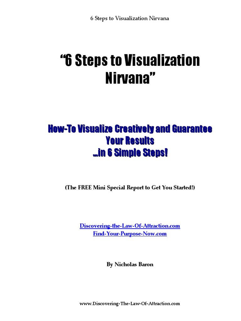 6 Steps To Visualization Nirvana | PDF | Career & Growth | Self-Improvement