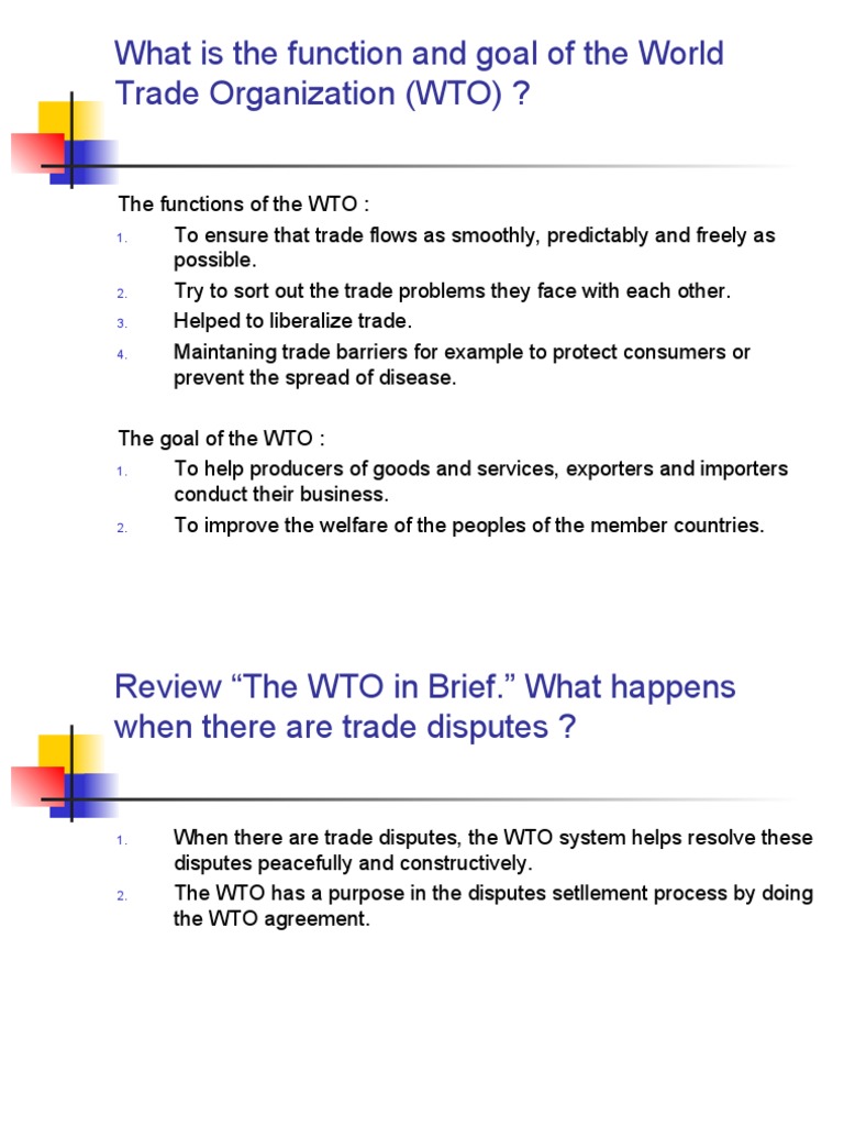 World Trade Organization | PDF | World Trade Organization | Trade