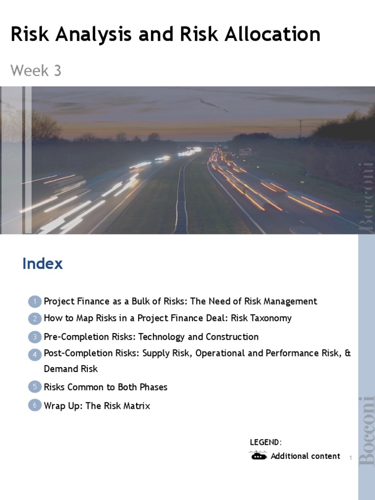 Risk Analysis and Risk Allocation | PDF | Credit | Finance & Money ...
