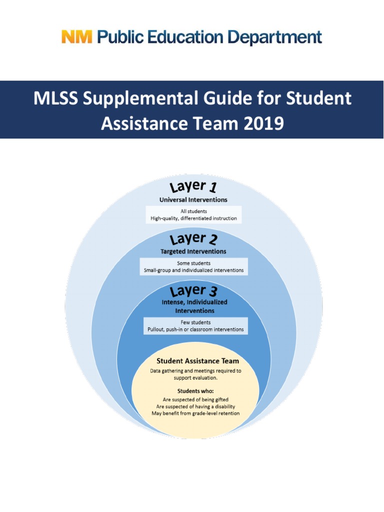 MLSS Guide for Student Assistance Teams | PDF | Individualized ...
