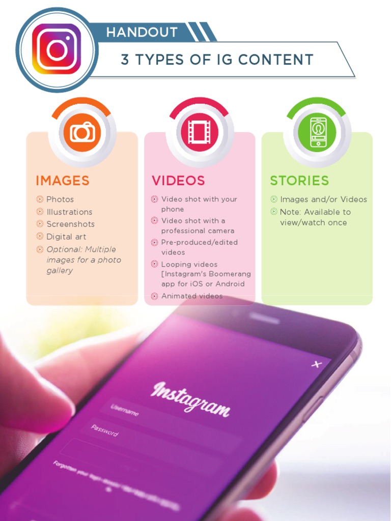 3 Types of Ig Content: Handout | PDF | Mobile Computers | Computing And ...
