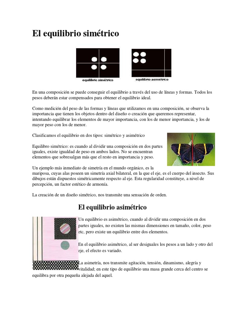Tipos de Equilibrio en Composición | PDF