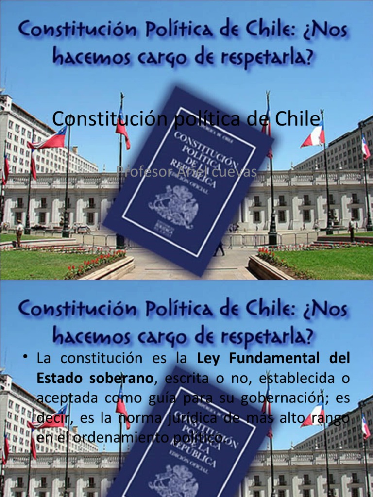 Constitucion Politica de Chile | PDF | Constitución | Ley constitucional