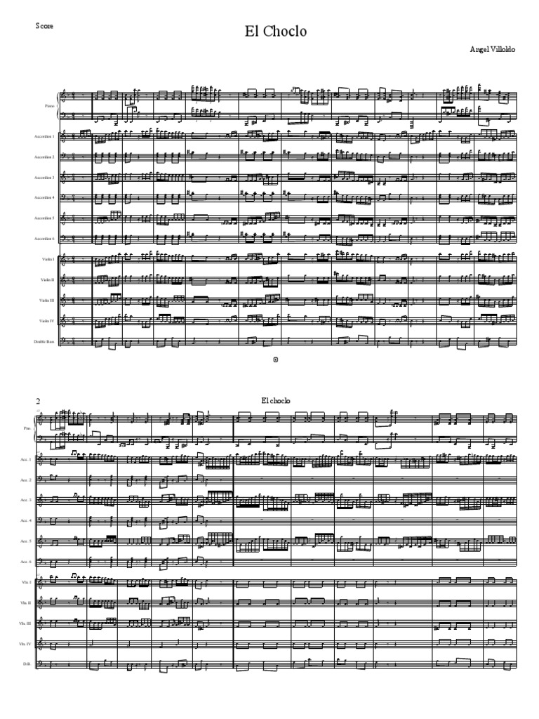 El Choclo (D'Arienzo) PDF | PDF