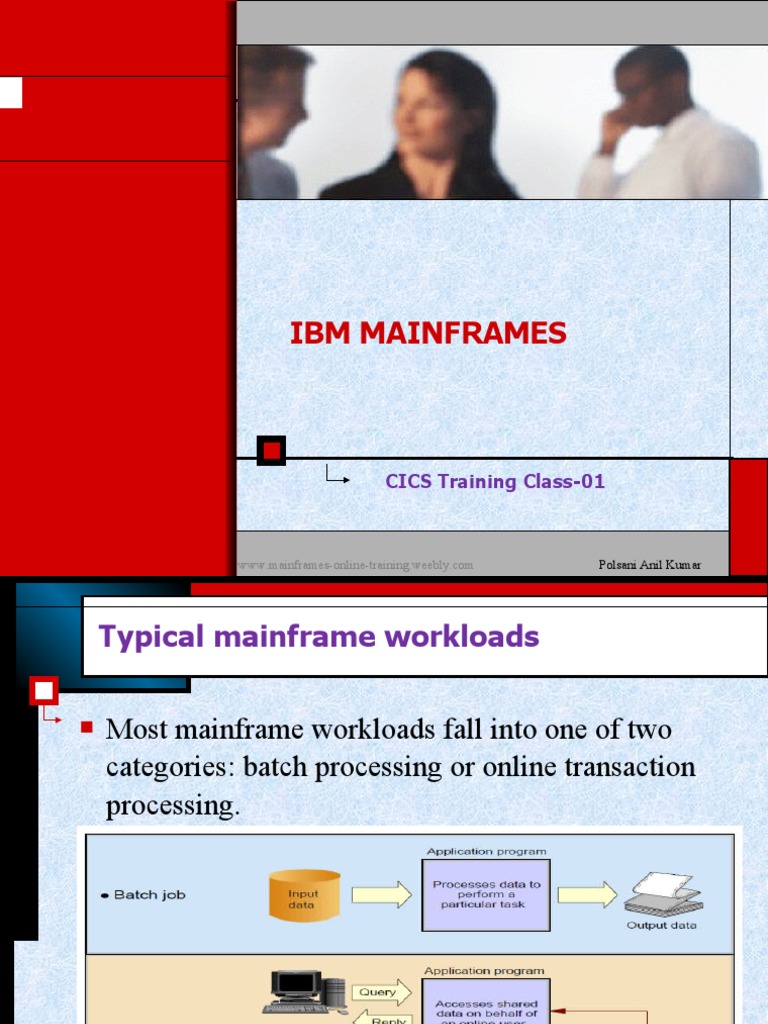 Ibm Mainframes: CICS Training Class-01 | PDF | Mainframe Computer | Operating System Technology
