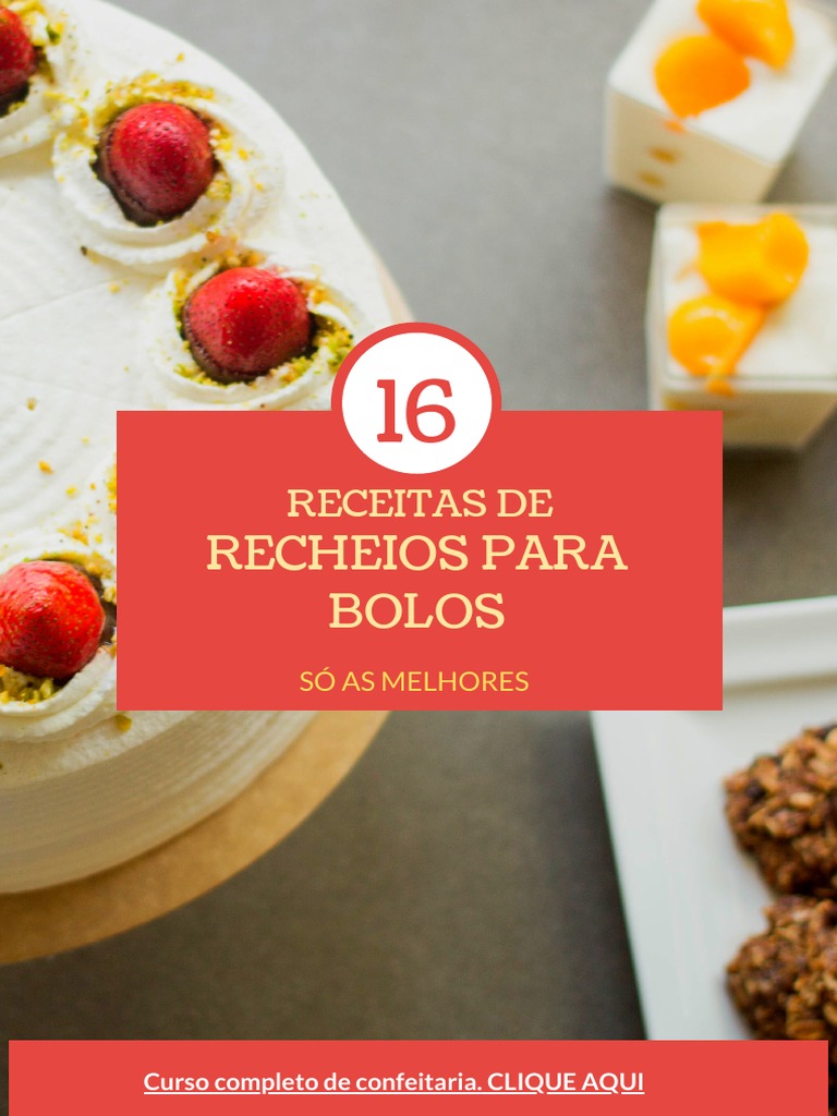 Recheios Deliciosos para Bolos | PDF | Chantilly | Chocolate