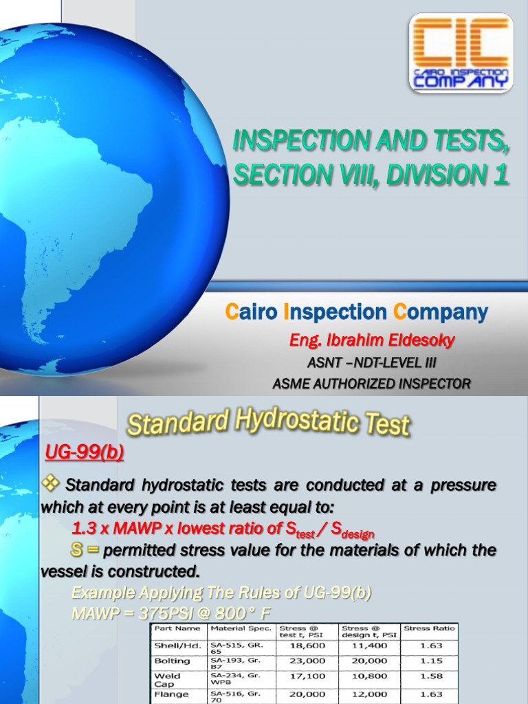 ASME VIII Div. 1 - 6 Pressure Testing | PDF | Pressure | Leak