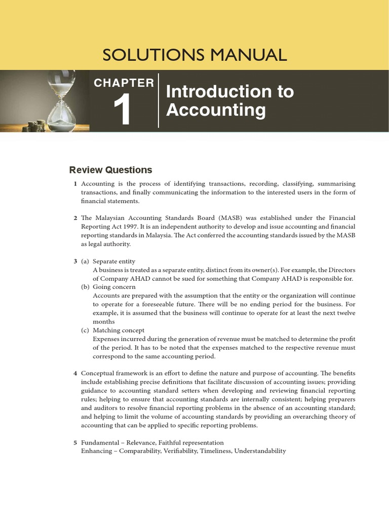 Accounting Principles and Concepts Explained | PDF | Financial ...