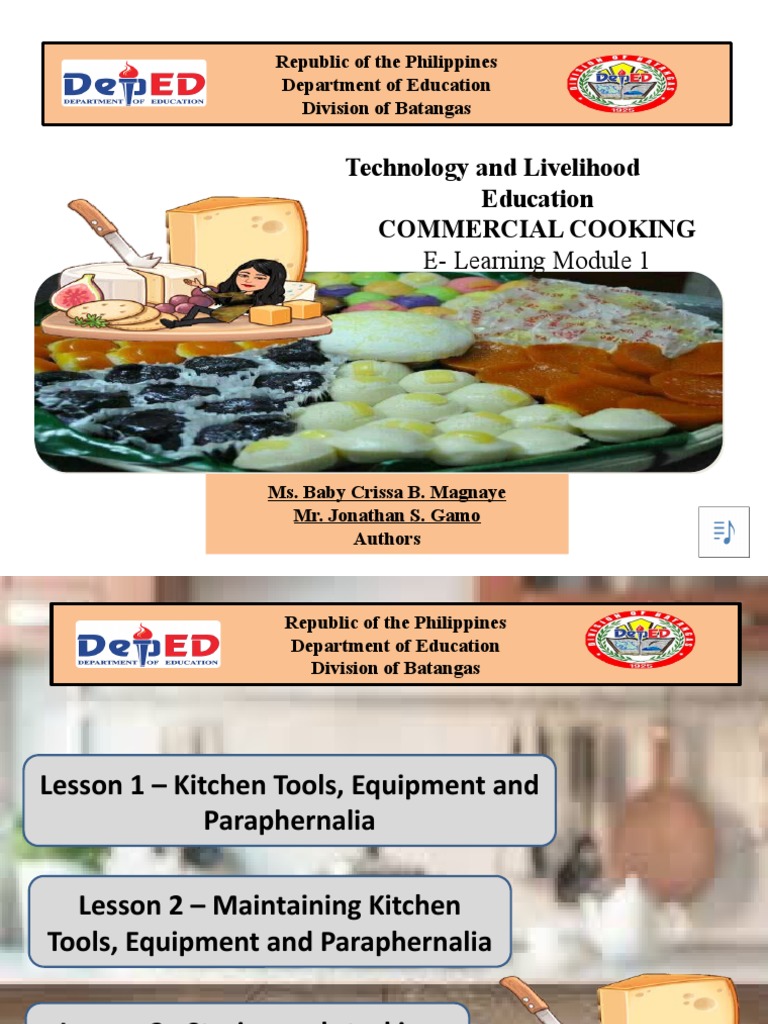 Old Curriculum: Kitchen Tools Guide | PDF | Foods | Kitchen