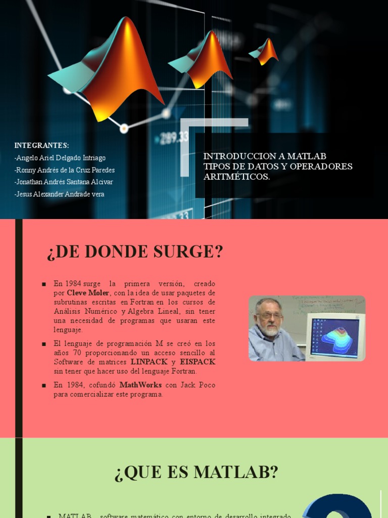 Introduccion A Matlab | PDF | Matlab | Tipo de datos