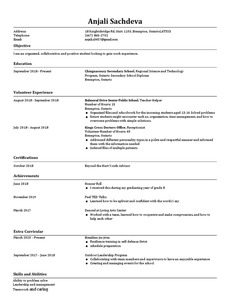 Resume Final Word | PDF | Behavior Modification | Learning