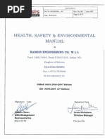 HSE-MS Manual, HSE Procedure, Guidelines and Standard | PDF | Risk ...
