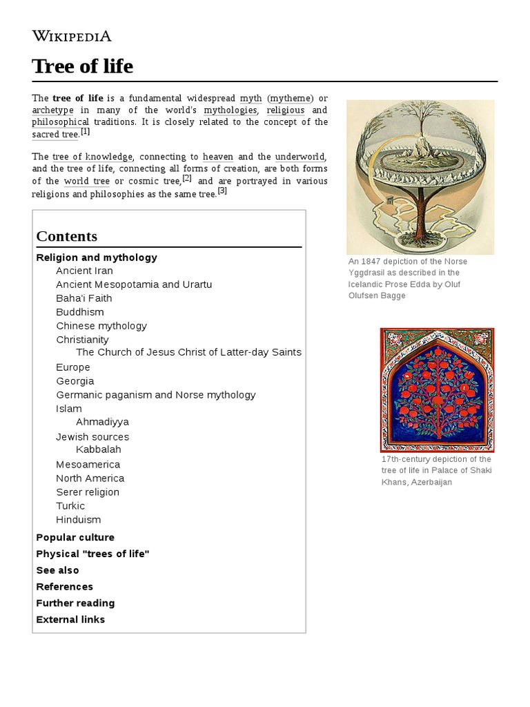 Tree of Life: Religion and Mythology | PDF | Tree Of Life | Mythology