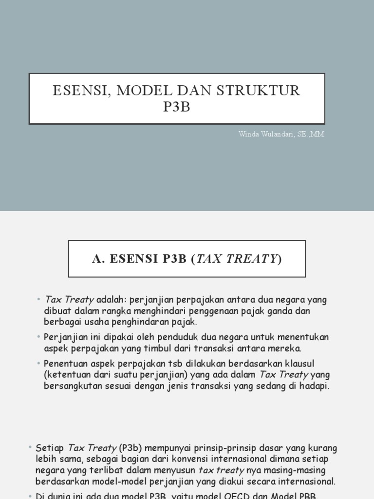 Esensi, Model Dan Struktur P3B | PDF
