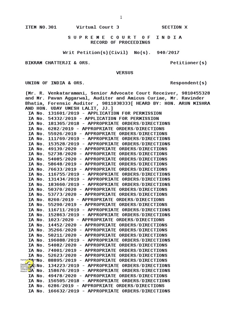 Writ Petition (Civil) 940 - 2017 (18-06-2020) | PDF | Sikhism | Business