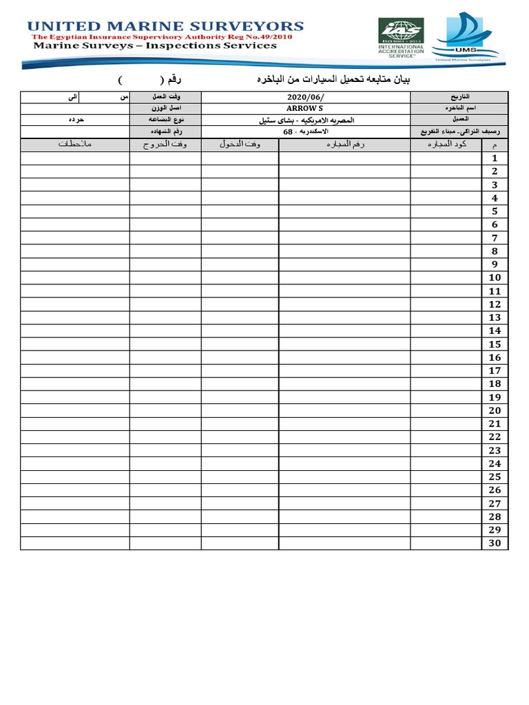 Tally Sheet Truck by Truck | PDF