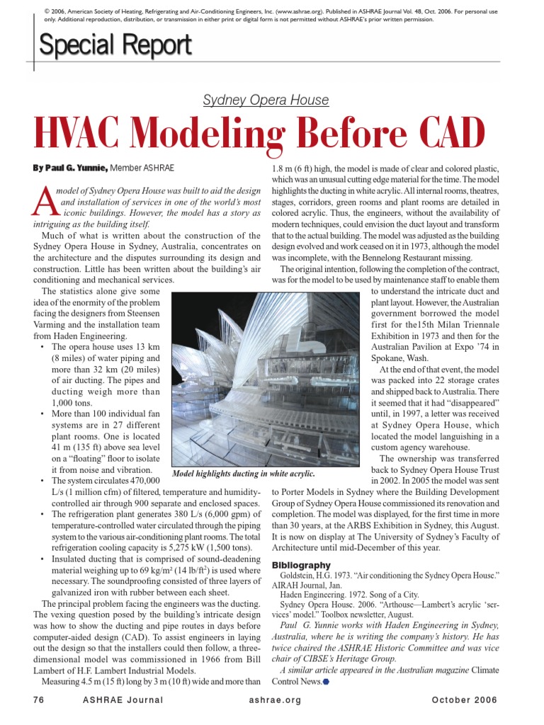 HVAC Modeling Before CAD | PDF | Building | Automation