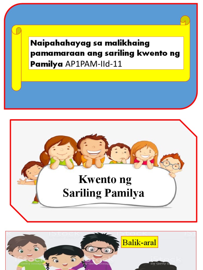 #14 Kwento NG Sariling Pamilya | PDF