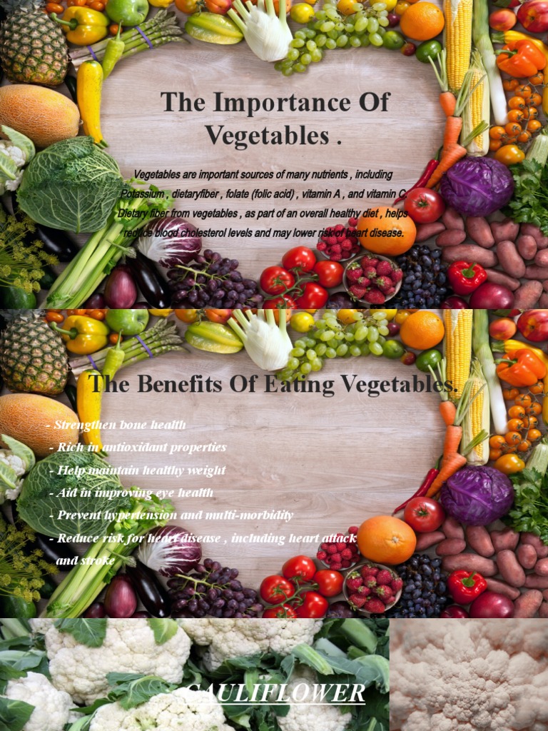 The Importance of Vegetables | PDF
