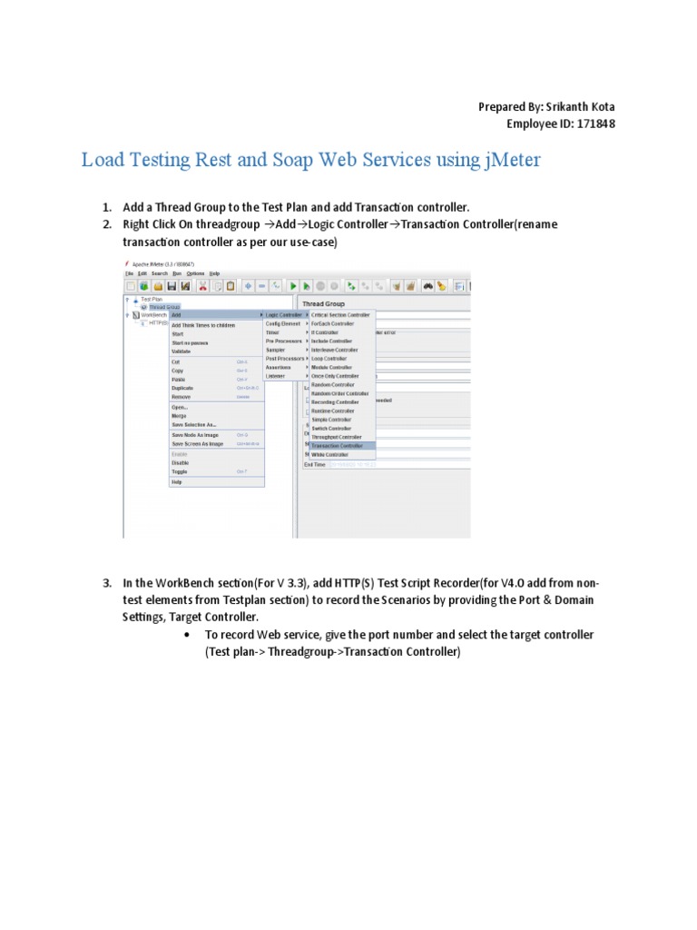 Web Services Testing in Jmeter | PDF