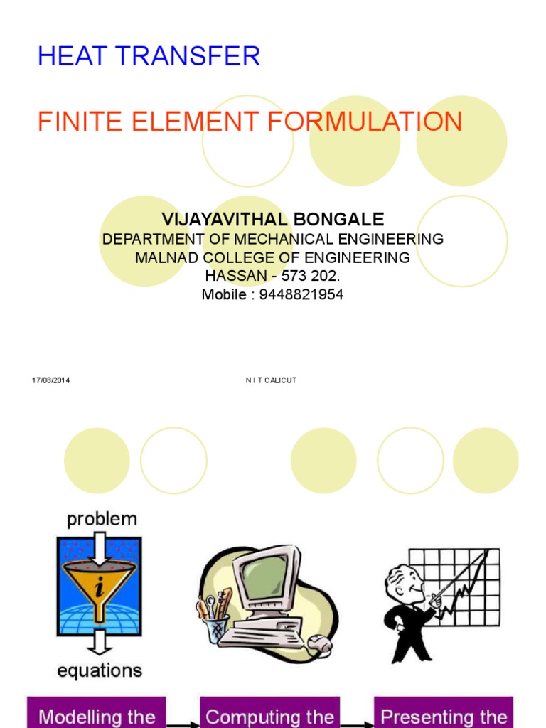 Heat Transfer: Finite Element Formulation | Download Free PDF | Finite ...