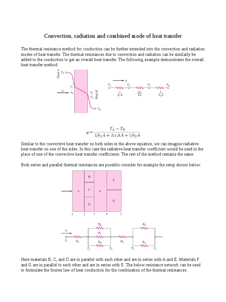 Heat Transfer Notes PT 2 | PDF | Heat Transfer | Thermal Conduction