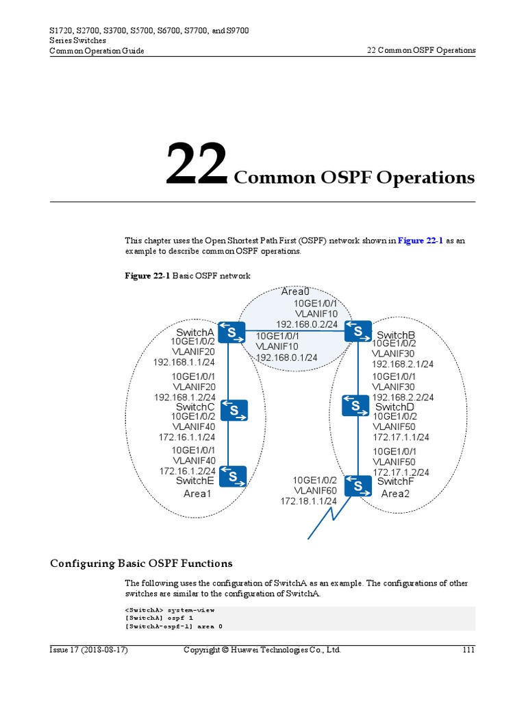 01 22 Common Ospf Operations Pdf Computer Mediated Communication